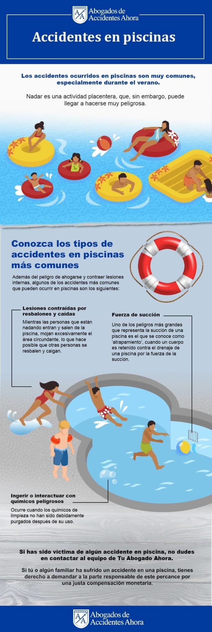Accidentes que pueden ocurrir en las piscinas